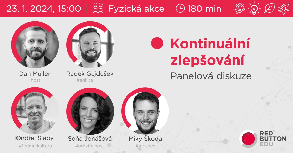 Kontinuální zlepšování – Red Button EDU