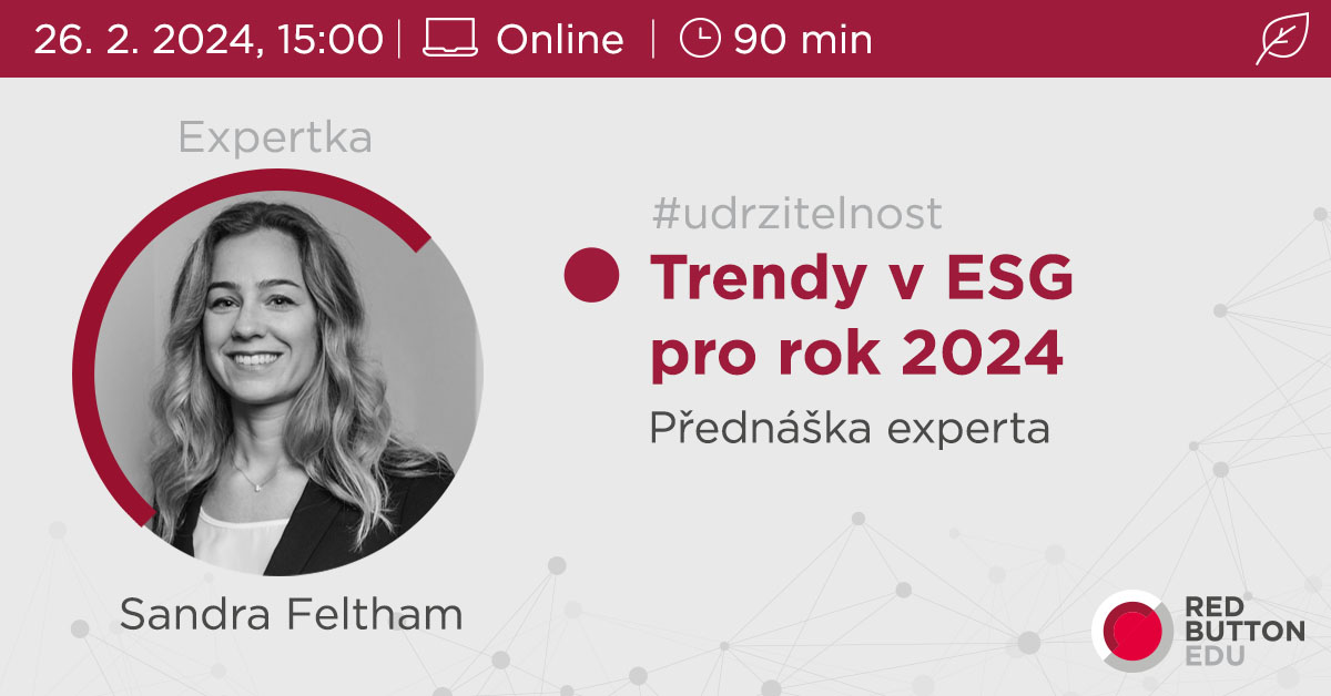 Trendy v ESG pro rok 2024 – Red Button EDU