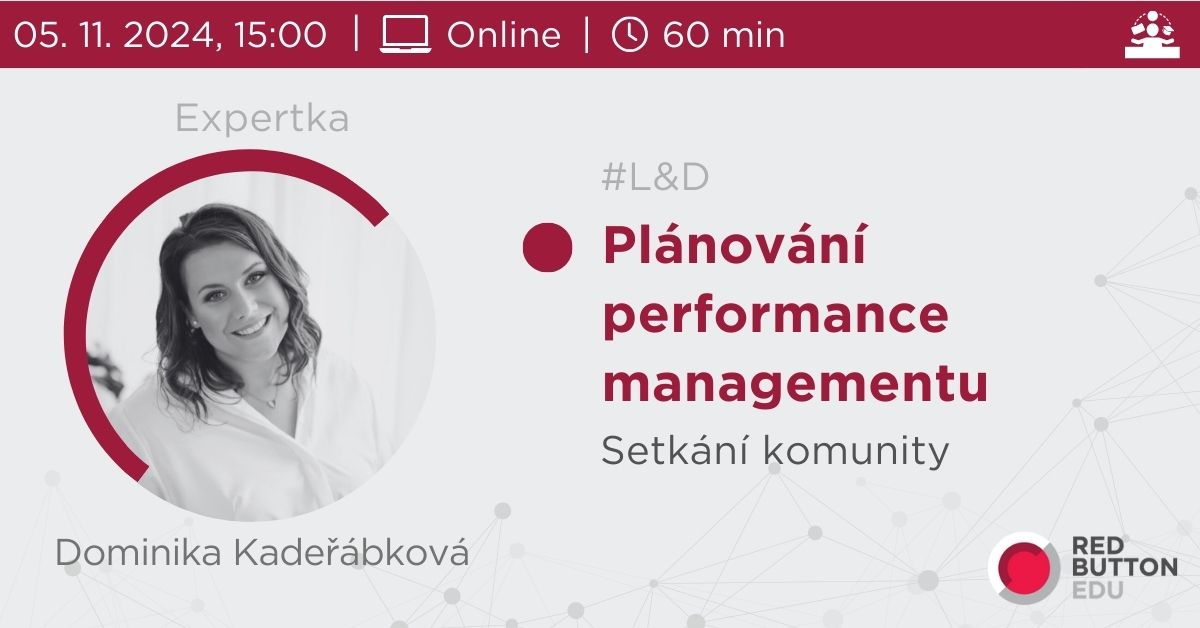 Plánování performance managementu – Red Button EDU